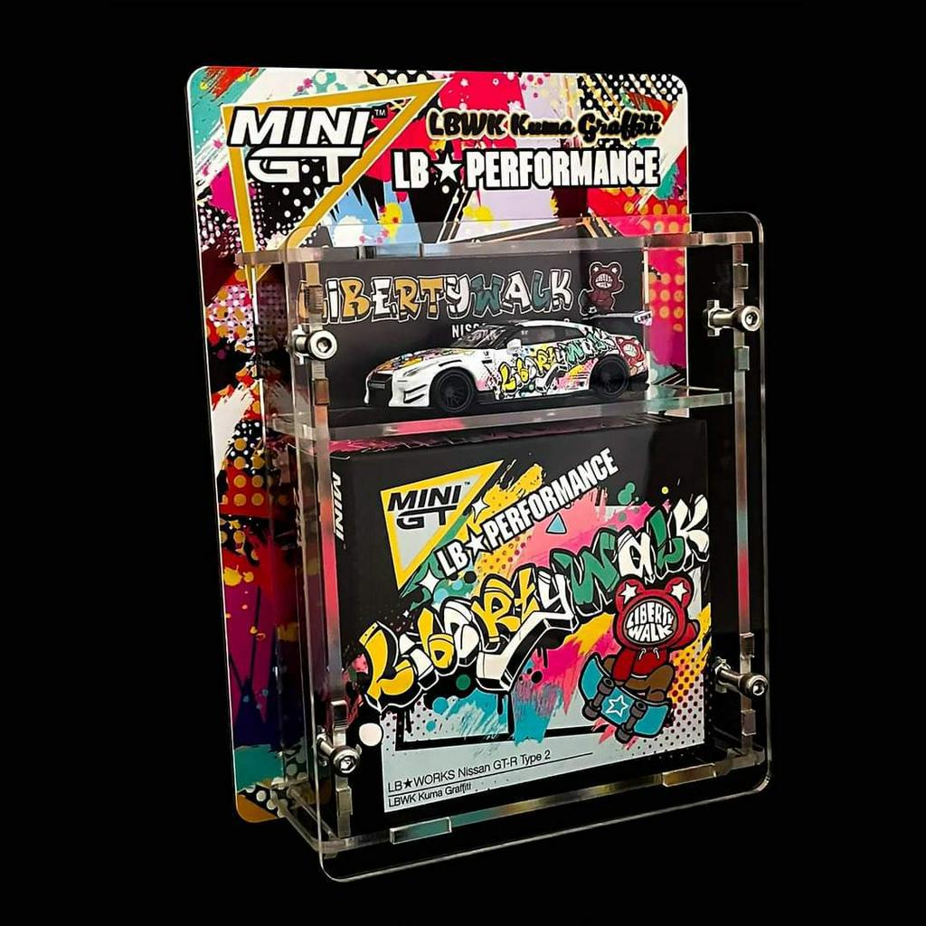 Jual MINIGT BOX AKRILIK MINIGT MINI GT KUMA GRAFFITY R35 LIBERTY WALK ...