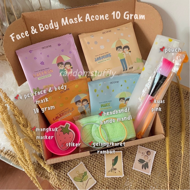 Jual Paket Masker Organik BPOM Termurah/Paket Masker Hemat /Gift Box ...