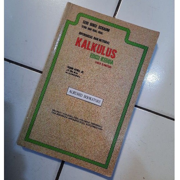 Jual Buku (Original 100%)⭐⭐⭐ KALKULUS Deferensial dan Integral SCHAUM ...