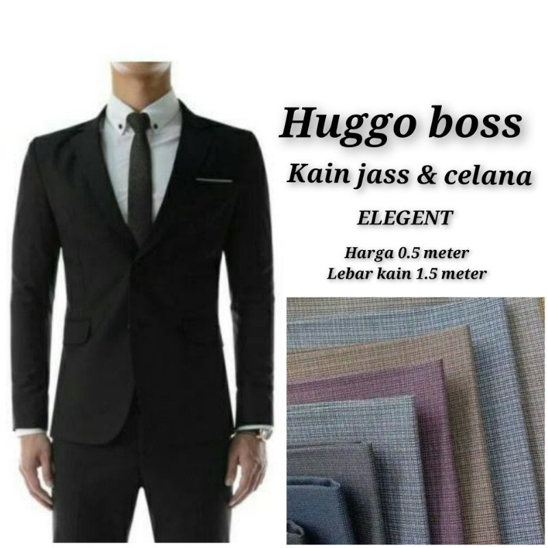 Jual KAIN SEMI WOOL / KAIN WOOL HUGO BOSS | Shopee Indonesia