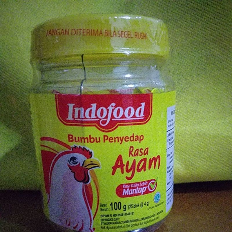 Jual Indofood Bumbu Penyedap Rasa Ayam 100gr | Shopee Indonesia