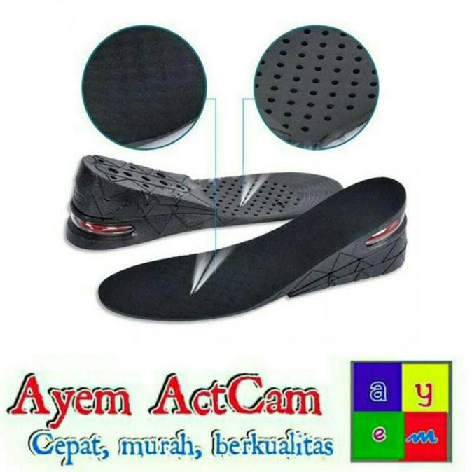 Jual Sol Sepatu / Insole Sistem Aliran Udara - Hitam | Shopee Indonesia