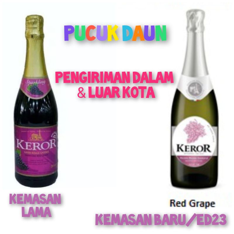 Jual Keror sparkling red grape 750Ml | Shopee Indonesia