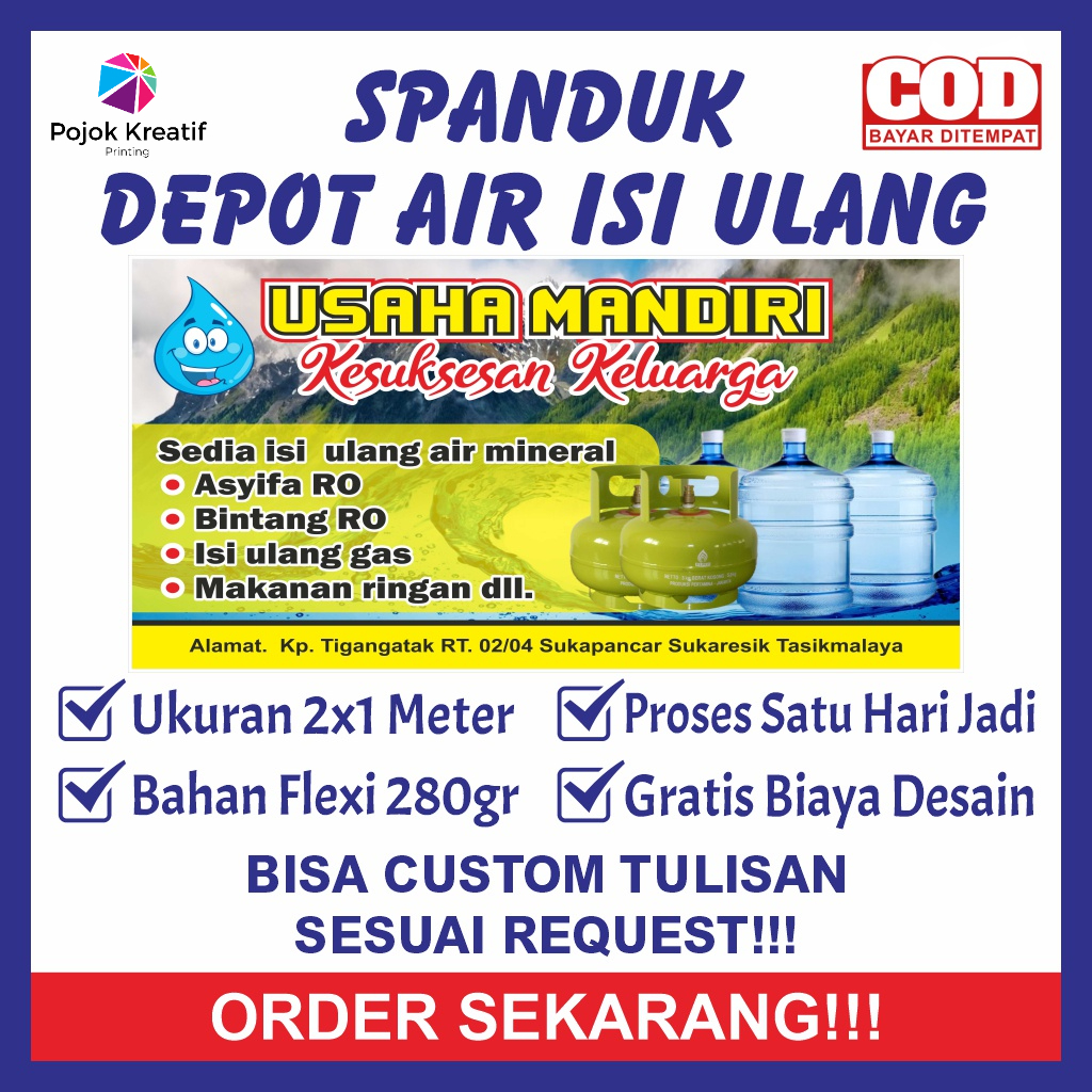 Jual Spanduk Sepanduk Banner Baner Bener Backdrop Plang Promosi Usaha ...