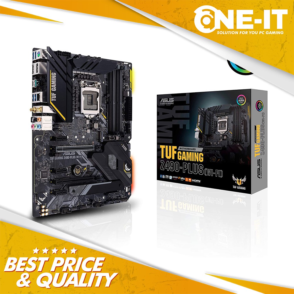 Jual Motherboard ASUS TUF GAMING Z490-PLUS WIFI INTEL LGA 1200 | Shopee ...