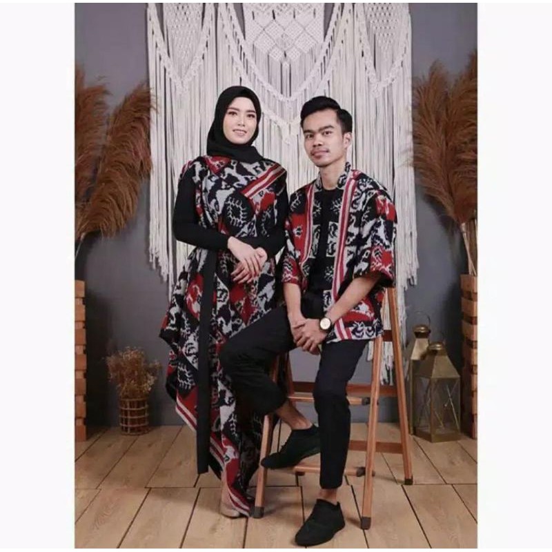 Jual sarimbit - set couple tenun - couple etnik - set prewedding - baju tenun - baju kondangan ...