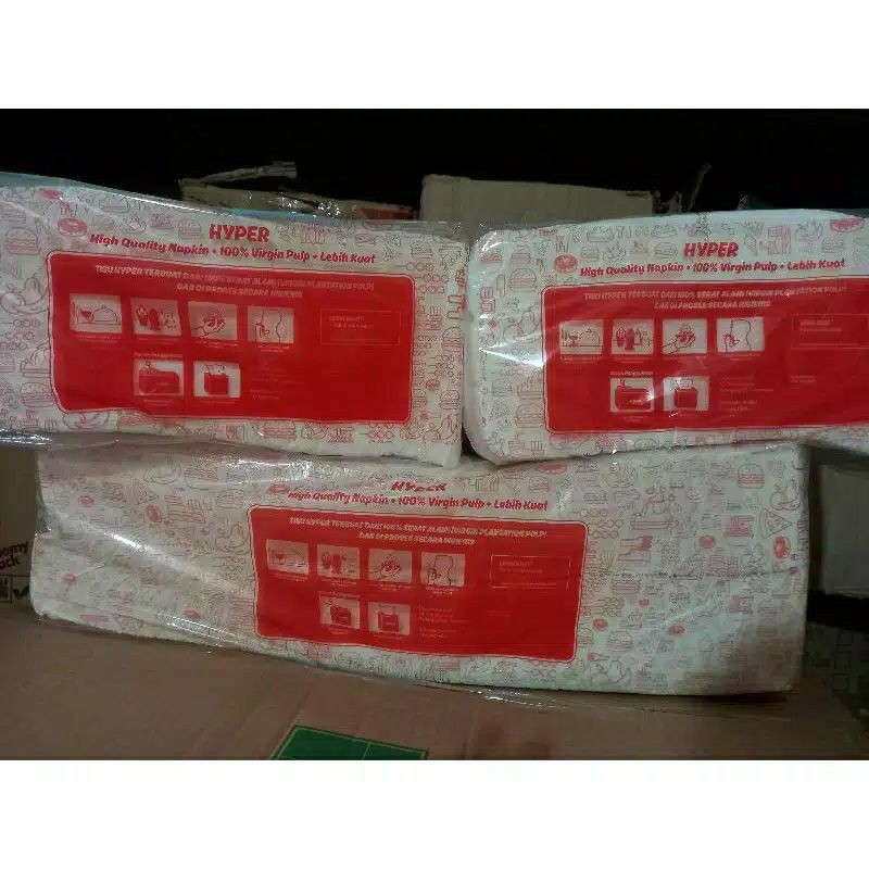 Jual Tisu Makan Hyper Napkin Tissue 400gr | Shopee Indonesia
