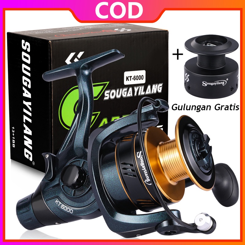 Jual Sougayilang 2000-6000 Series Reel Pancing Max Drag 15KG Carp Fishing Reel 12 + 1BB Rasio ...