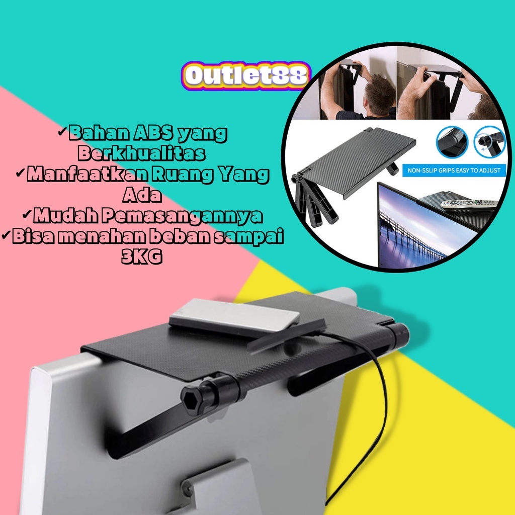 Jual Tatakan atas Monitor PC / Komputer Screen top shelf Stand Tv rack ...