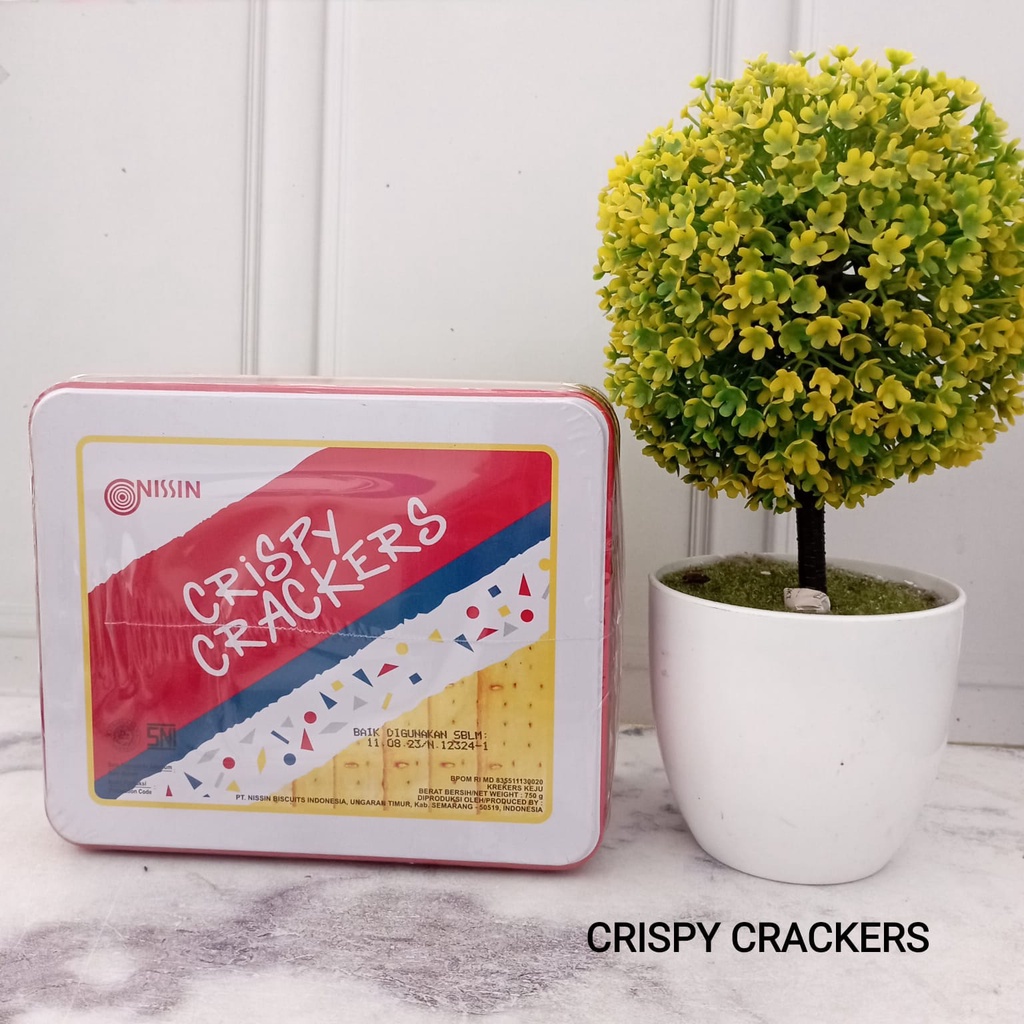 Jual PROMO NISSIN CRISPY CRACKERS KALENG 750 GRAM - Nissin Crackers ...