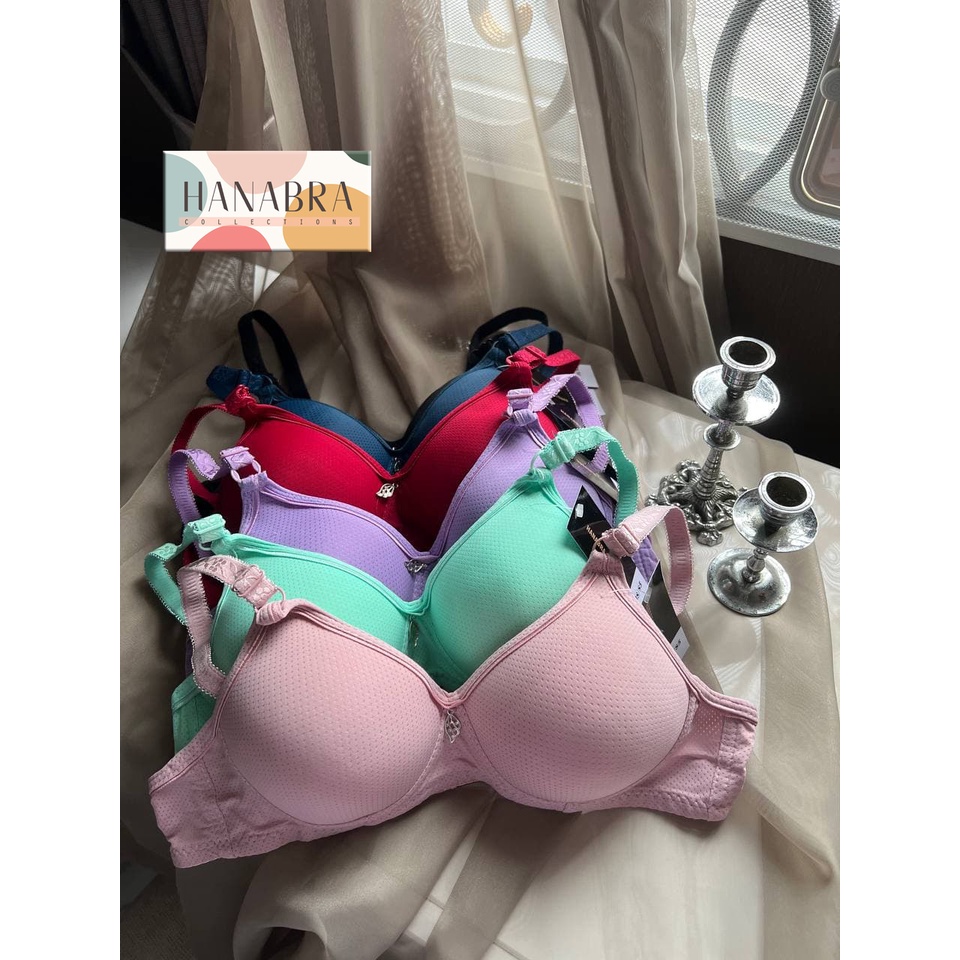 Jual BRA/BH Tanpa Kawat Wanita Cup B I HANABRA 9922 | Shopee Indonesia