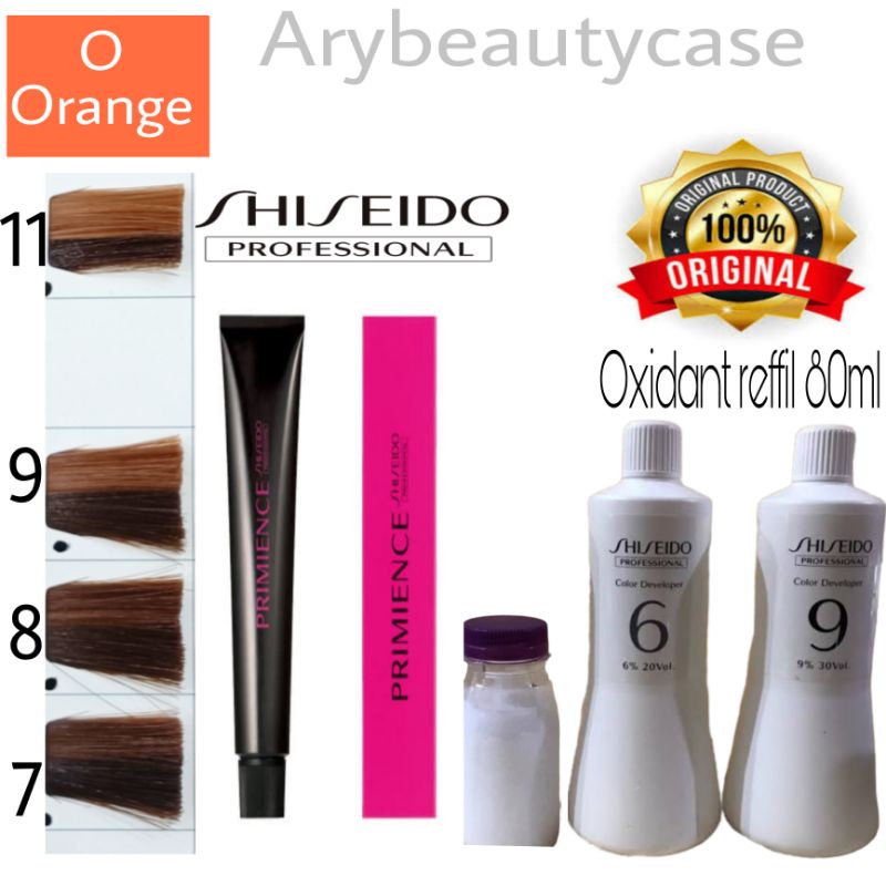 Jual Shiseido Hair color Cat rambut + oxidant pewarna rambut made in ...