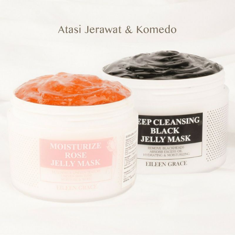 Jual EILEEN GRACE Deep Cleansing Black Masker jerawat dan komedo Jelly ...