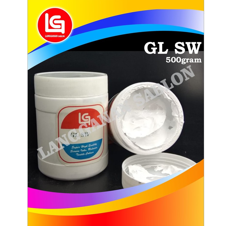 Jual TINTA SABLON KAOS - GL SW KEMASAN 1/2 KG ( TINTA RUBBER ) | Shopee ...
