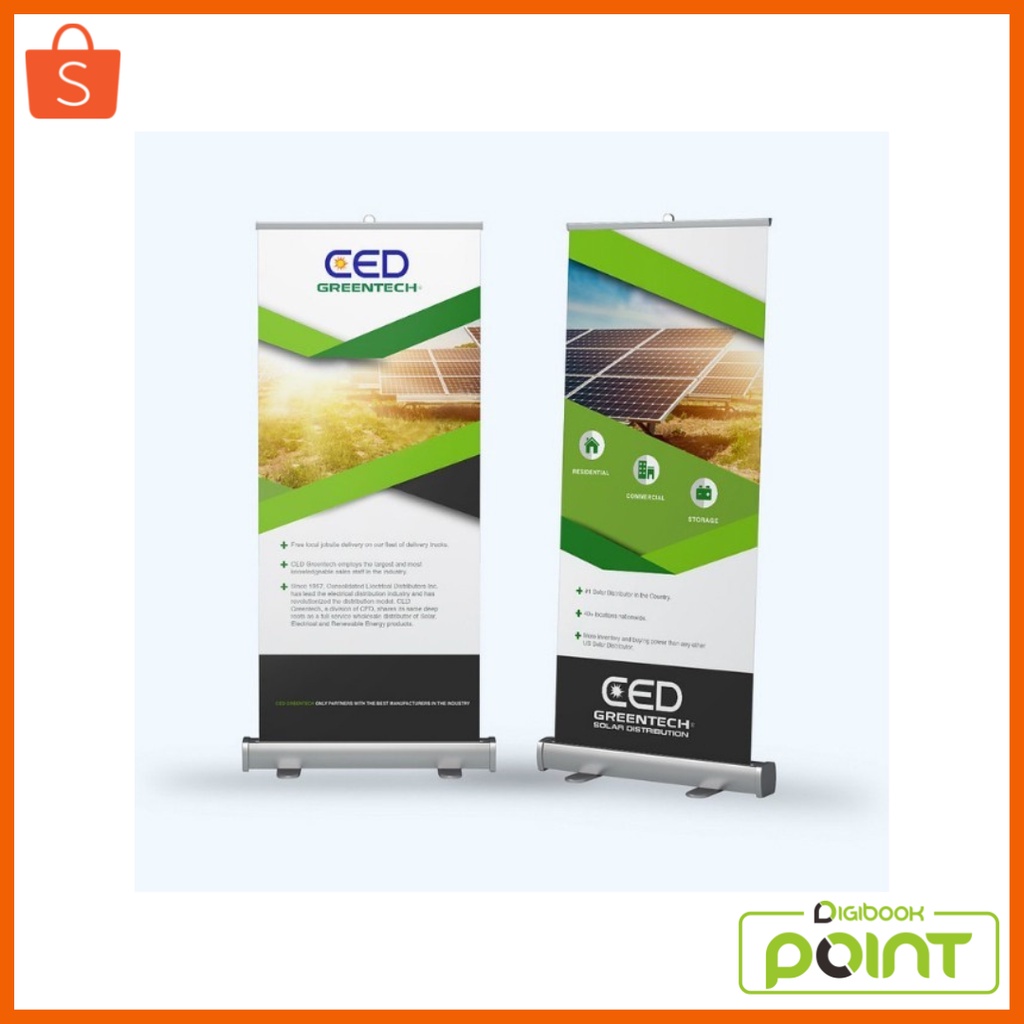 Jual Paket Roll Up Banner Ukuran 80 x 200 cm Alumunium - Bahan Flexy 440 gr - CETAK OUTDOOR ...