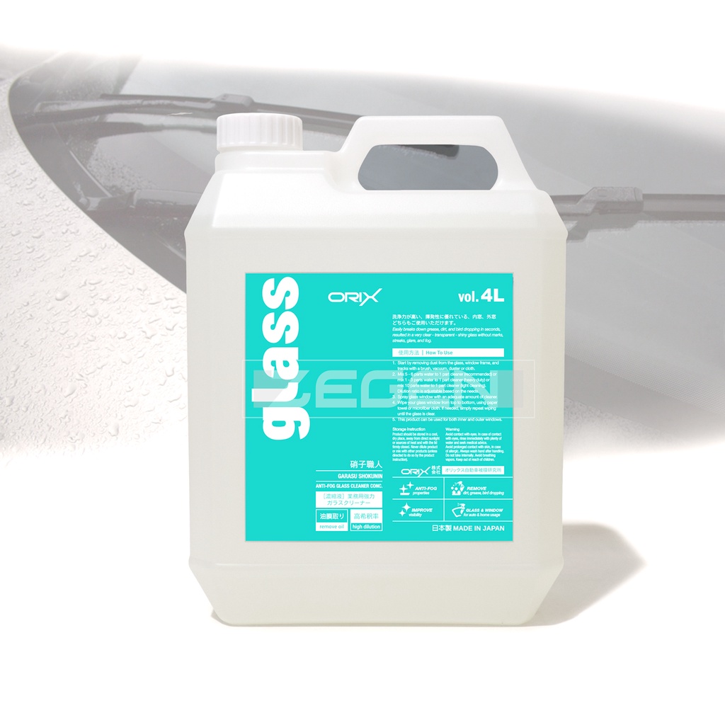 Jual ORIX GLASS CLEANER CONCENTRATE / PEMBERSIH KACA MOBIL ANTI FOG ...