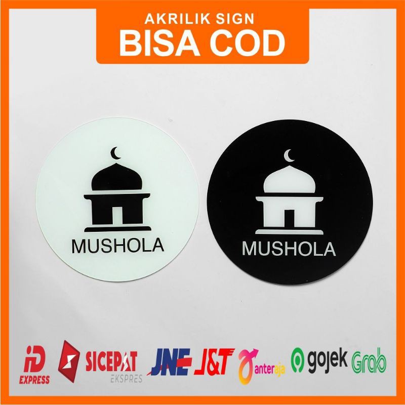 Jual Akrilik Mushola Acrylic Mushola Papan Tanda Mushola Sign Mushola ...