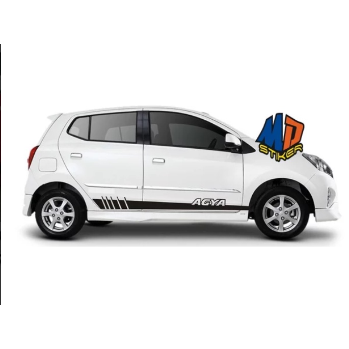 Jual Sticker cutting stiker mobil agya ayla stiker striping list ...
