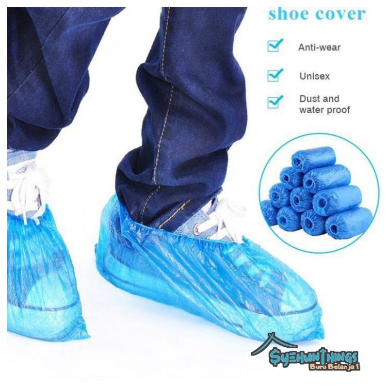 Jual 1 PCS SARUNG SEPATU PLASTIK / JAS HUJAN SEPATU / SARUNG SEPATU ...