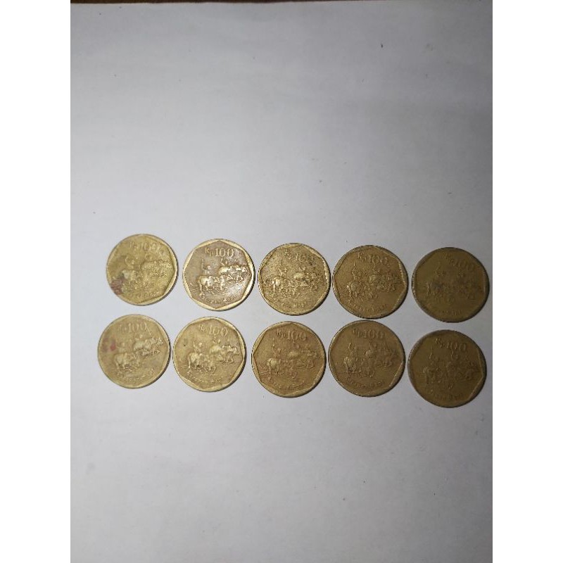 Jual uang logam 100 perak karapan sapi tahun 1997 | Shopee Indonesia
