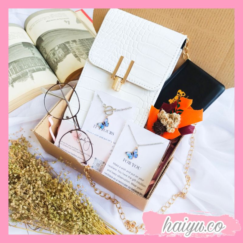 Jual [READY] Set Gift Box Tas Croco Import H01 Hampers kado Wisuda ...