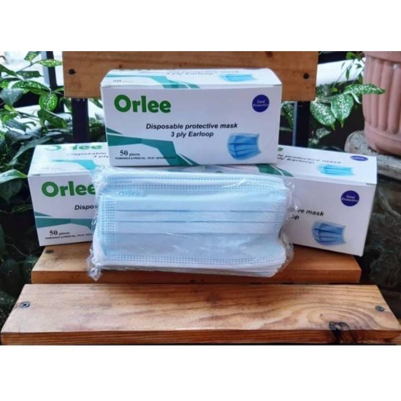 Jual Orlee Masker Disposable 3 ply isi 50 pcs ( Warna Lengkap) | Shopee ...