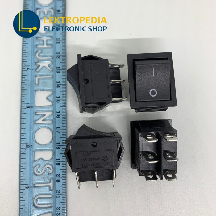 Jual Saklar Besar on off 6pin Hitam 6p 6 pin Switch | Shopee Indonesia