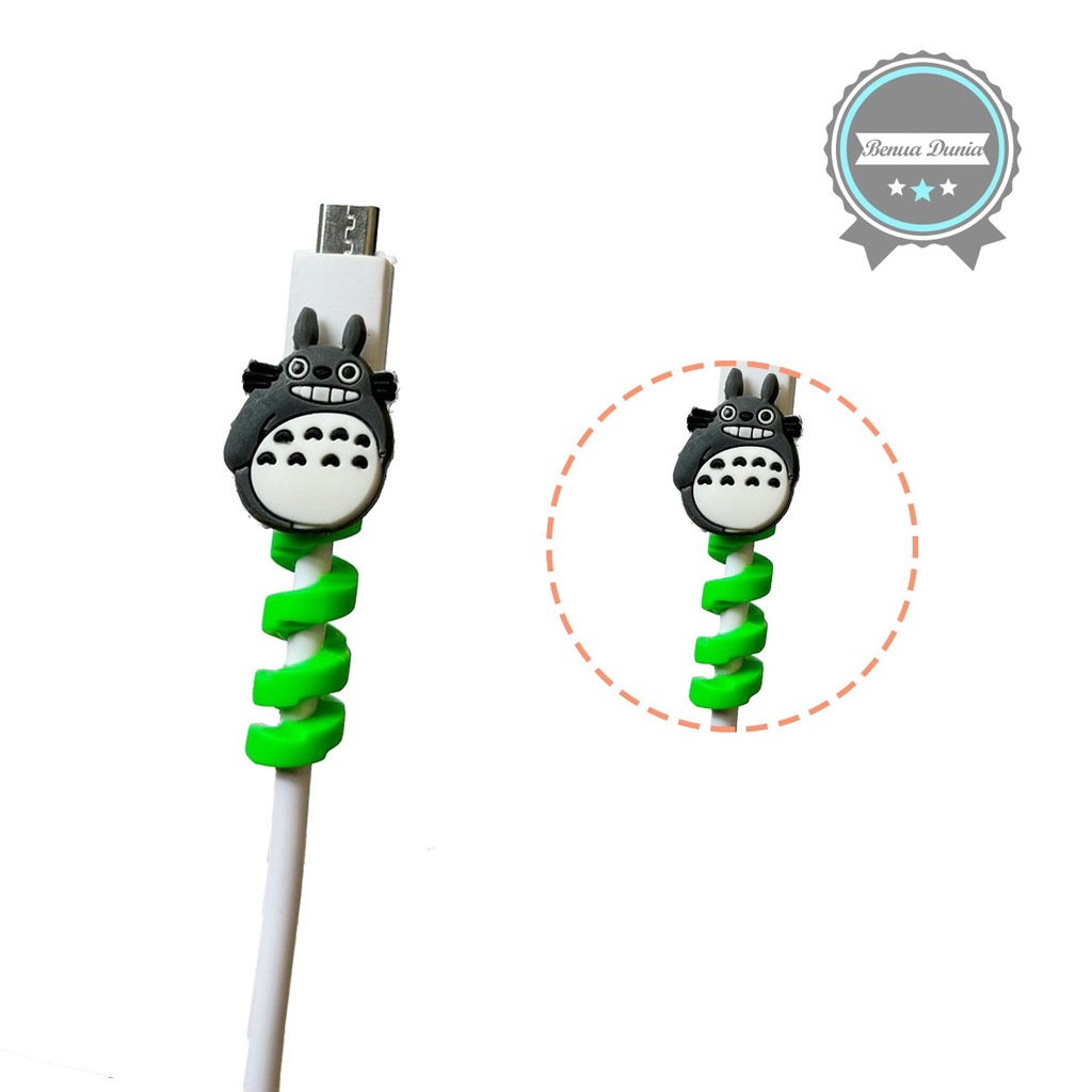 Jual cable saver twist cable protector spiral pelindung ujung kabel ...