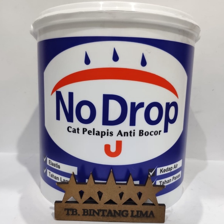 Jual No Drop Galon 4kg Cat pelapis anti bocor / Cat pelapis tembok | Shopee Indonesia