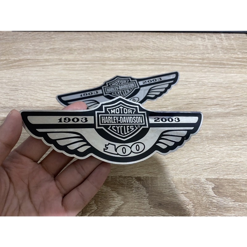 Jual Emblem Wing HARLEY DAVIDSON Anniversary ORIGINAL Stainless Stell ...