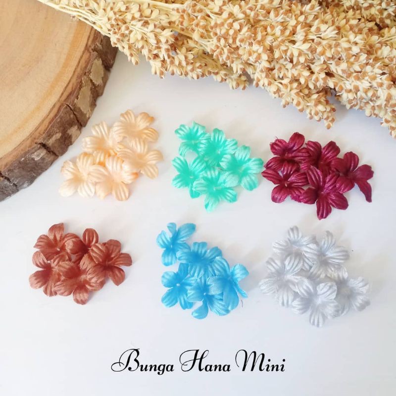 Jual BUNGA HANA MINI UKURAN 15MM PER PACK | Shopee Indonesia
