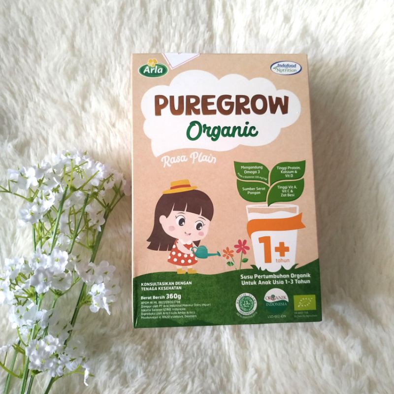 Jual Puregrow Organic - Susu Formula Organik Anak 1-3 Tahun 360gr Boy ...