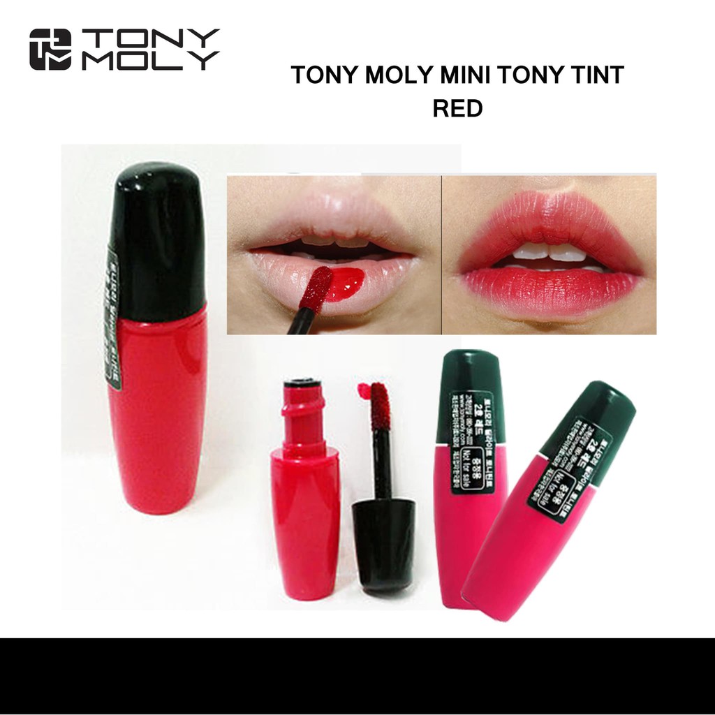 Jual Tony Moly Delight LipTint Apple Red Mini Size Original | Shopee ...