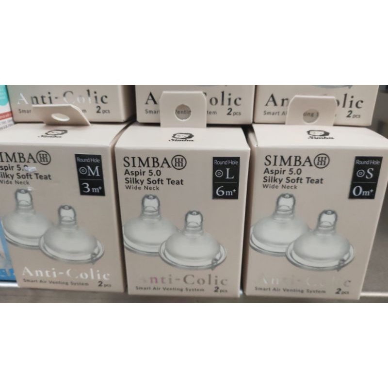Jual SIMBA Nipple Silky Soft Teat Wide Neck Anti Colic | Shopee Indonesia