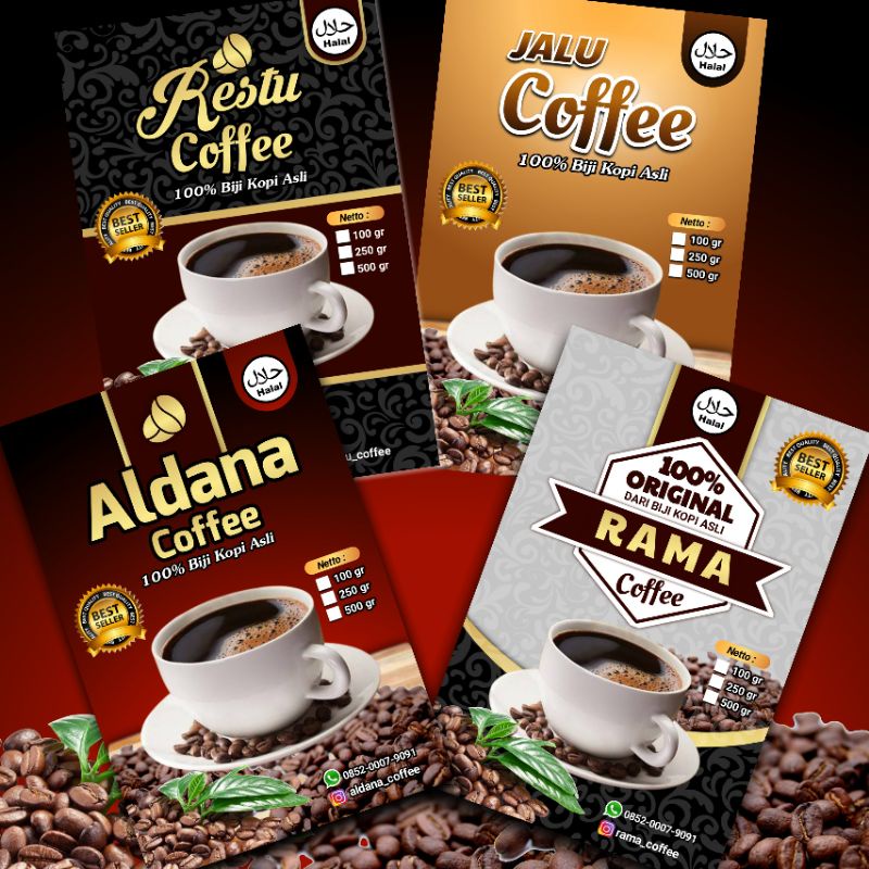 Jual ( minimal order 100 pcs ) Stiker Label Kemasan Stiker Minuman ...