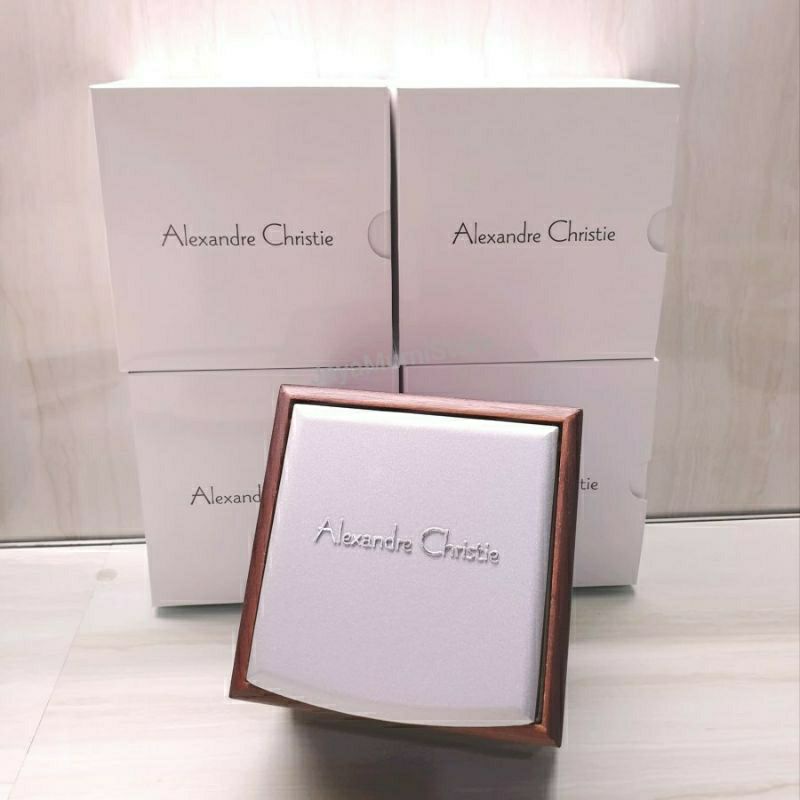 Jual BOX/ KOTAK JAM TANGAN ALEXANDRE CHRISTIE KAYU ORIGINAL | Shopee ...