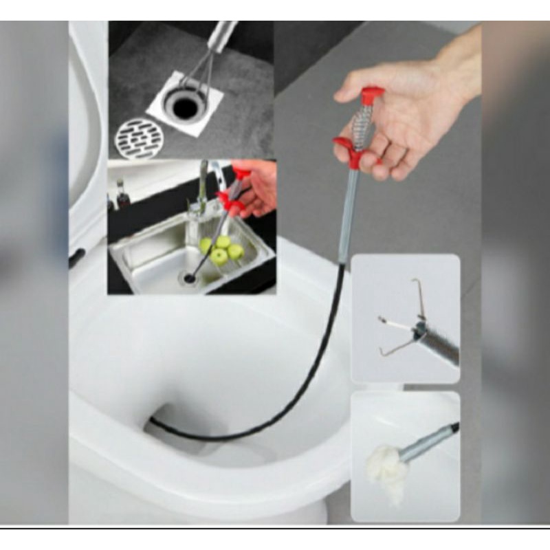 Jual Alat Pembersih Saluran Pipa Air Wastafel Bak Cuci Piring Kloset WC ...