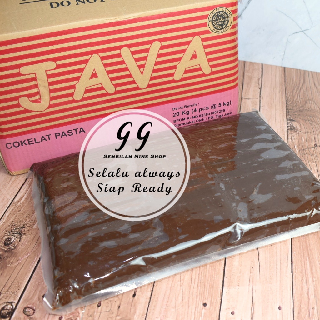 Jual JAVA Selai COKELAT PASTA 5 KG Chocolate Filling Isian Roti Selay ...