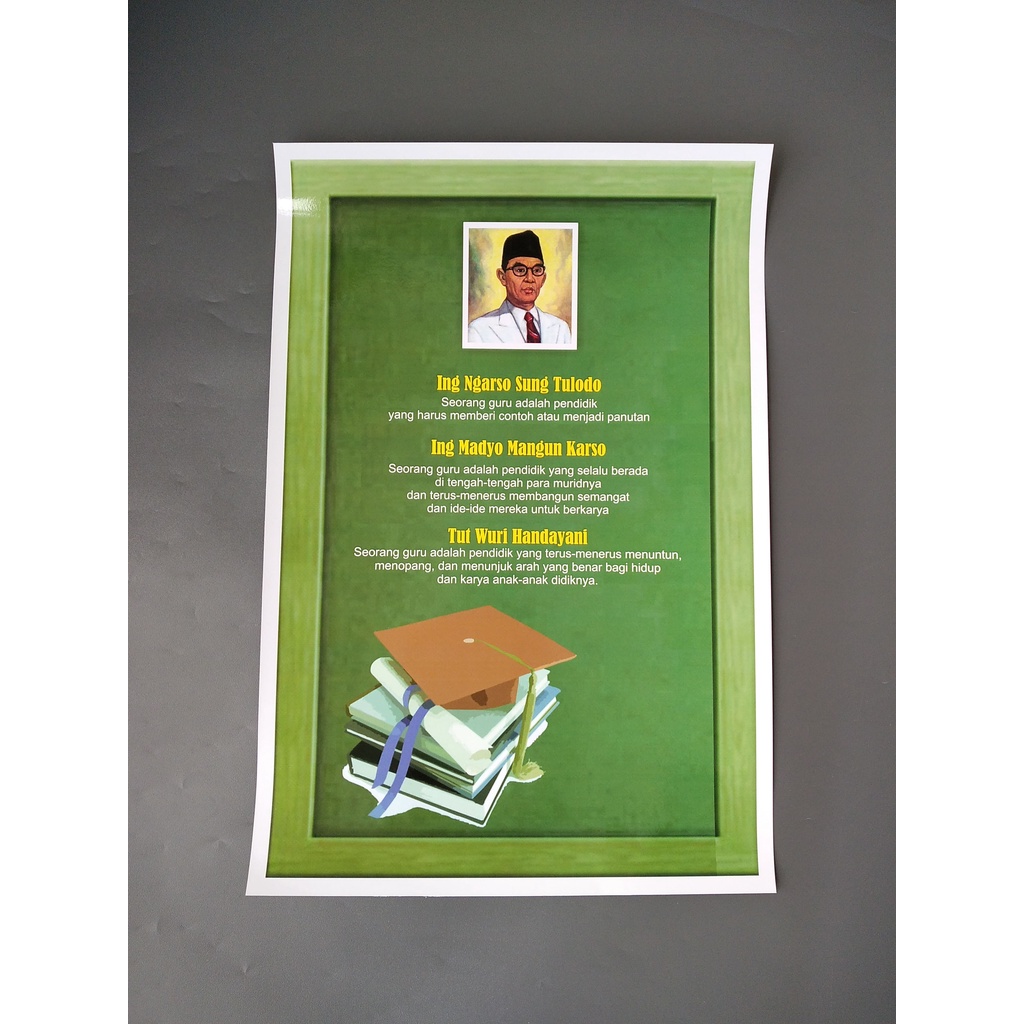 Jual Poster Sekolah Poster Pahlawan Nasional Ki Hajar Dewantara, Poster ...