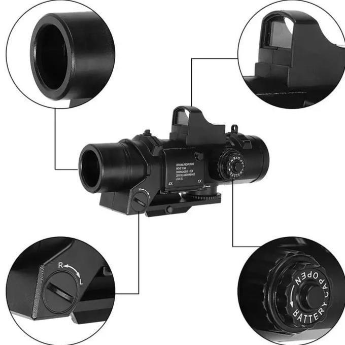 Jual BARANG BARU Red Dot Sight 4x Magnifier Scope for WGG WGB Gel ...