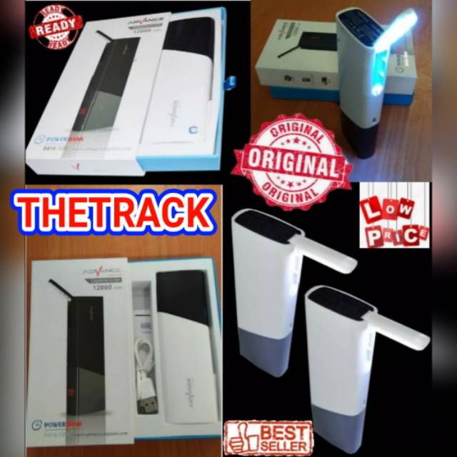 Jual POWER BANK ADVANCE S41A 12000mAh / POWERBANK ORIGINAL LAMPU LCD ...