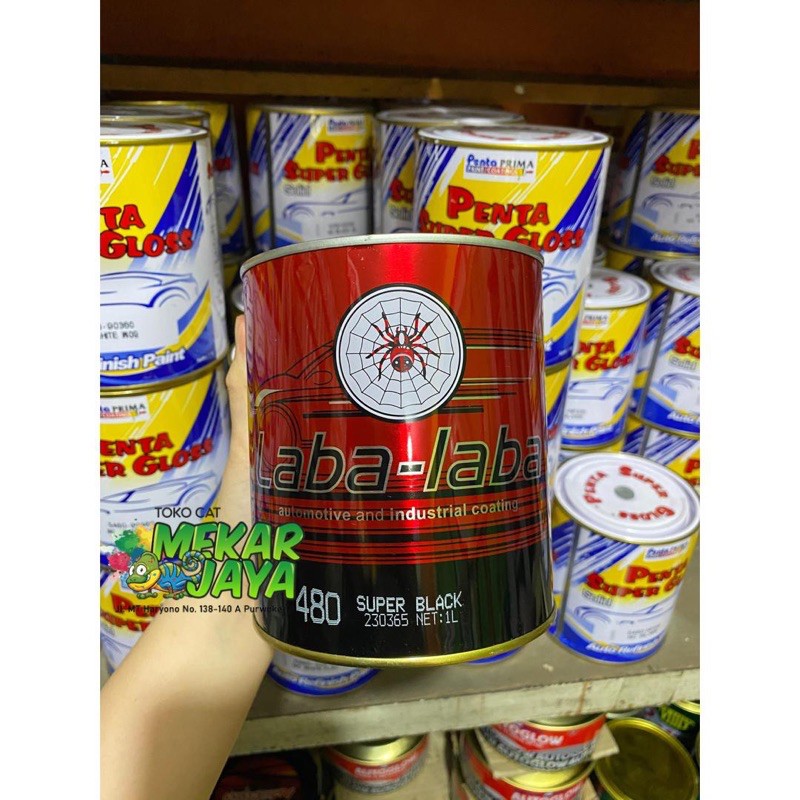 Jual Cat Duco Laba Laba Super Black 1KG | Shopee Indonesia