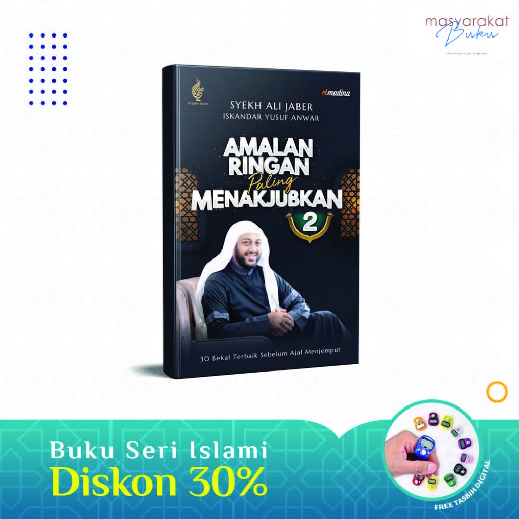 Jual BUKU Amalan Ringan - Rahasia Pintu Keberkahan- Menjadi Hamba Yg Dirindukan - Buku Syekh Ali ...