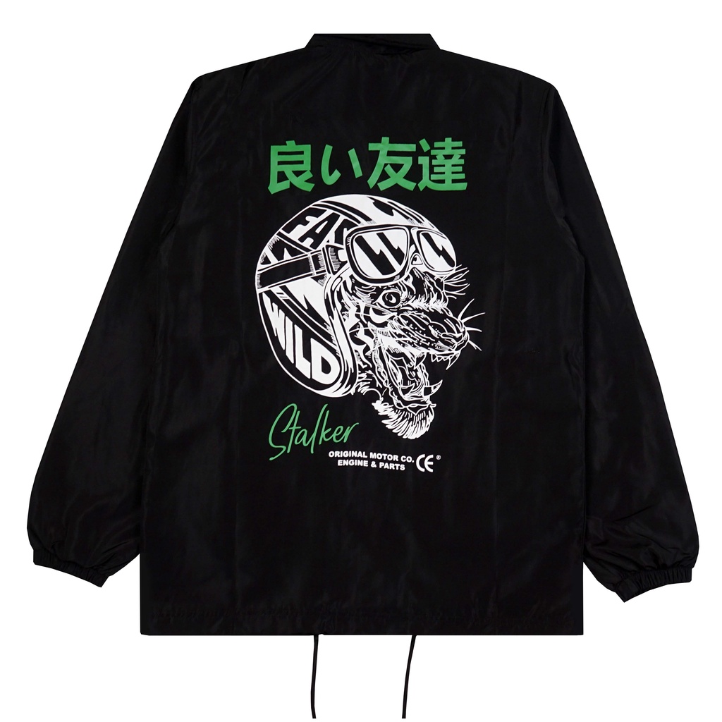 Jual Stalker Jacket Coach - Cat Rider Hitam | Shopee Indonesia