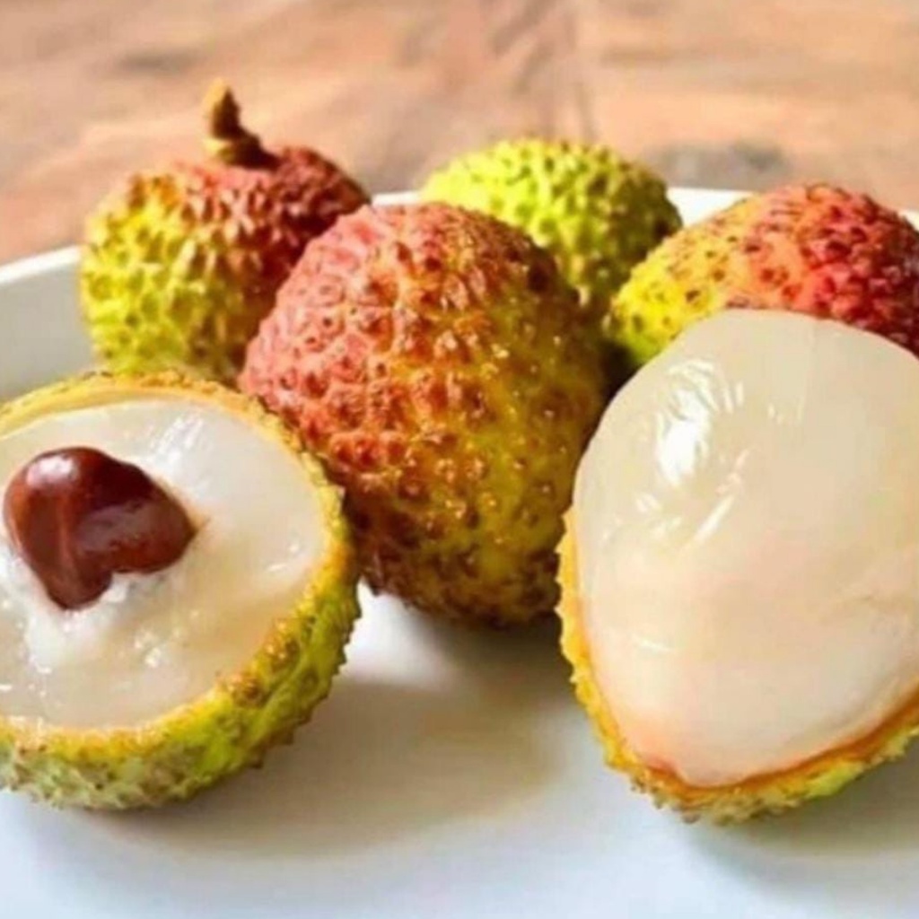 Jual Leci Segar Import 1kg Buah Segar Cikarang Buah Import Lychee ...
