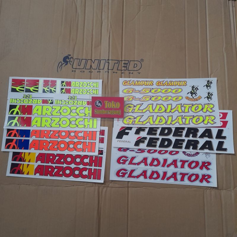 Jual Stiker sepeda Sticker sepeda stiker merk sepeda pres sepeda ...
