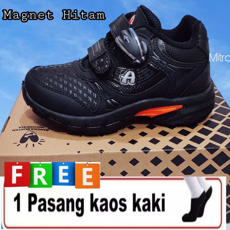 Jual PRO ATT Sepatu Anak Sekolah Laki-laki Perempuan Kecil Tanggung Mga ...