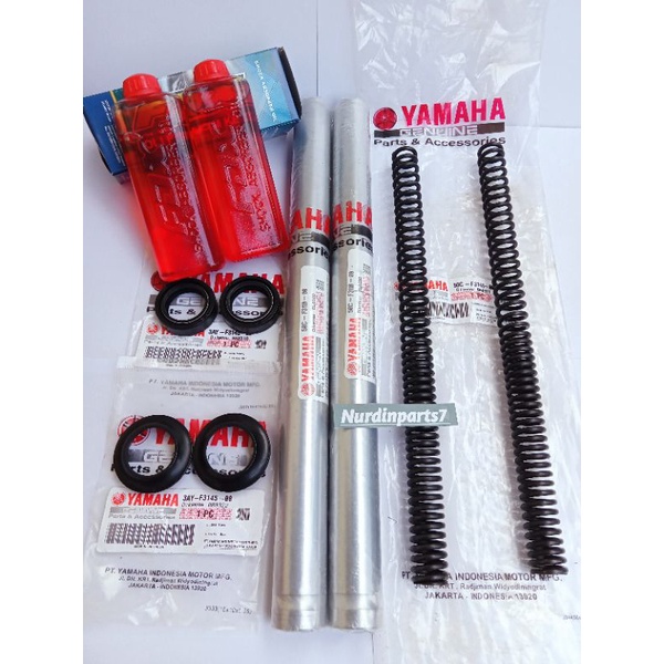 Jual Paket As Shock Depan + per Shock + Oil shock + seal Shock Yamaha ...