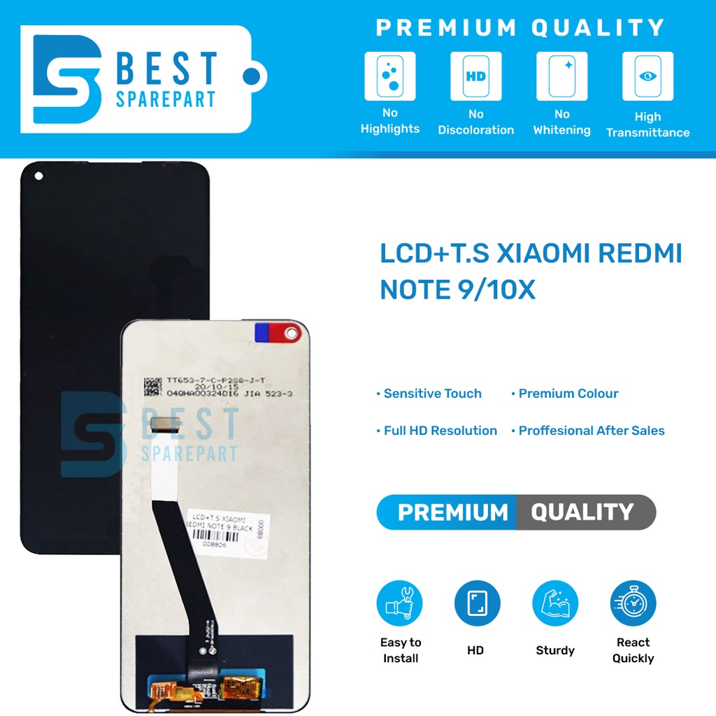 Jual LCD TOUCHSCREEN XIAOMI REDMI NOTE 9 / REDMI 10X 4G | Shopee Indonesia