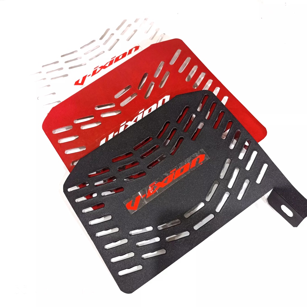 Jual tutup cover radiator vixion new bahan tebal tutup radiator vixion ...